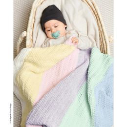 Anleitung 480/3, H&auml;kelbabydecke aus Creative Chenillove von Rico Design
