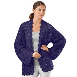 Anleitung 054/2, H&auml;keljacke aus Seidana von Junghans-Wolle
