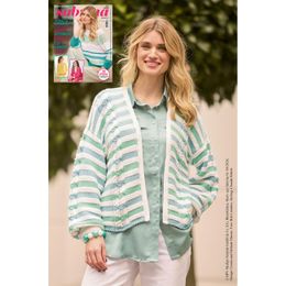 Anleitung 125/6, Jacke mit Ajourzopf aus Cotone-Emozione von Junghans-Wolle