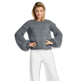 Anleitung 183/7, Damenpullover mit 4 &Auml;rmelvarianten aus Canoso von Junghans-Wolle