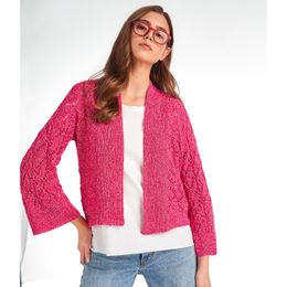 Anleitung 285/3, Jacke aus Contrato von Junghans-Wolle