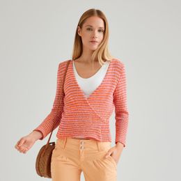 Anleitung 019/4, Wickeljacke aus Contrato von Junghans-Wolle