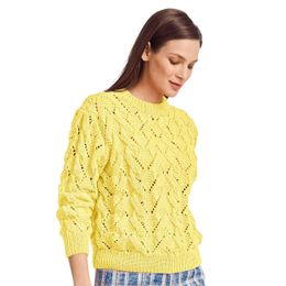 Anleitung 097/1, Pullover aus Recycle & Cotone von Junghans-Wolle
