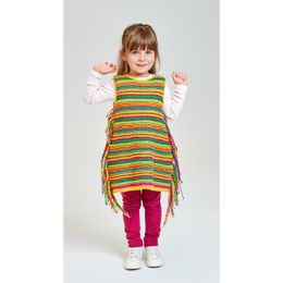 Anleitung 015/3, Kinderkleid aus Cotonara von Junghans-Wolle