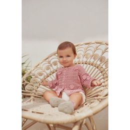 Anleitung 098/4, Babyjacke, geh&auml;kelt aus Aqua von Katia