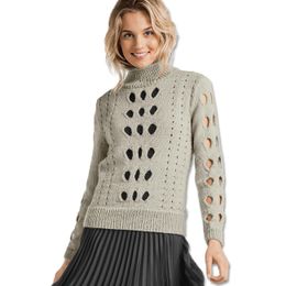 Anleitung 193/7, Damen Pullover aus Merino-Cabl&eacute; von Junghans-Wolle