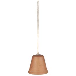 IB Laursen Glocken Aufh&auml;nger aus handgefertigtem Ton H&ouml;he 7, &Oslash; 7.8 cm skandinavische Deko Online Shop
