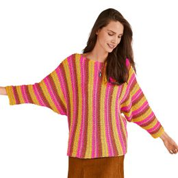 Anleitung 017/2, Fledermaus&auml;rmel-Pullover aus Bandana von Junghans-Wolle