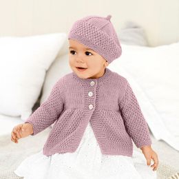 Anleitung 078/8, Baby Mantel mit M&uuml;tze aus Baby Classic dk von Rico Design