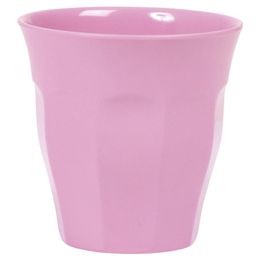 Rice Melamin Becher Medium einfarbig Dark Pink skandinavische Deko Online Shop