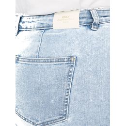 Only sheego Gro&szlig;e Gr&ouml;&szlig;en Jeansrock, light blue denim, Gr&ouml;&szlig;e 52 - Damen