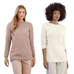 Anleitung 125/0, Pullover mit Rundhals bzw. V-Ausschnitt aus Alpaca Classic von ROWAN