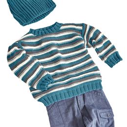 Anleitung 131/0, Kinder Pullover aus Merino-Cotton von Junghans-Wolle