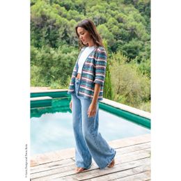Anleitung 064/3, H&auml;keljacke aus Fair Cotton von Katia