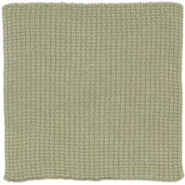 IB Laursen Sp&uuml;llappen gestrickt 25 x 25 cm, gr&uuml;n skandinavische Deko Online Shop