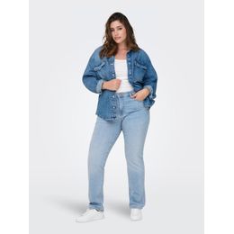 Only sheego Gro&szlig;e Gr&ouml;&szlig;en Slim-fit-Jeans, light blue denim, Gr&ouml;&szlig;e 52 - Damen