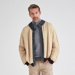 Anleitung 216/3, Herrenjacke aus Peru von Junghans-Wolle