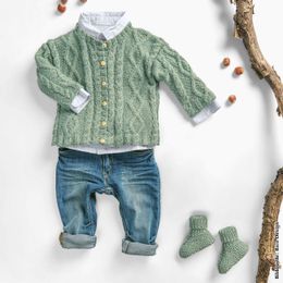 Anleitung 311/2, Baby-Jacke und Sch&uuml;hchen aus Baby Dream Tweed dk von Rico Design