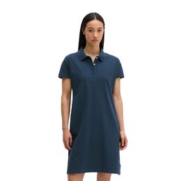 Marc O'Polo Jerseykleid MARC O'POLO "aus Piqu&eacute;-Jersey", Damen, Gr. S, Normalgr&ouml;&szlig;en, deep night blau, Obermaterial: 96% Baumwolle, 4% Elasthan, unifarben, regular fit knielang, Kleider Jerseykleid
