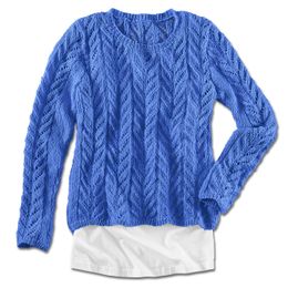 Anleitung 427/4, Damenpullover aus Contrato von Junghans-Wolle