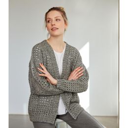 Anleitung 120/3, Jacke aus Wool-Cotton von Junghans-Wolle
