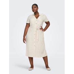 Only sheego Gro&szlig;e Gr&ouml;&szlig;en Blusenkleid, moonbeam, Gr&ouml;&szlig;e 52 - Damen