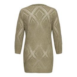 Only sheego Gro&szlig;e Gr&ouml;&szlig;en Strickjacke, silver sage, Gr&ouml;&szlig;e L - Damen