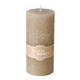 Boltze Stumpenkerze Casual 15 cm, &Oslash; 7 cm, Beige skandinavische Deko Online Shop