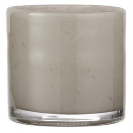 IB Laursen Topf Venecia durchgef&auml;rbtes Glas H&ouml;he 10, &Oslash; 10 cm, grau skandinavische Deko Online Shop