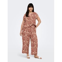 Only sheego Gro&szlig;e Gr&ouml;&szlig;en Culotte, hot chocolate aop:tribe, Gr&ouml;&szlig;e 48 - Damen