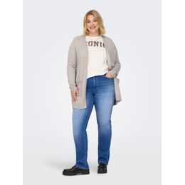Only sheego Gro&szlig;e Gr&ouml;&szlig;en High-waist-Jeans, medium blue denim, Gr&ouml;&szlig;e 46 - Damen