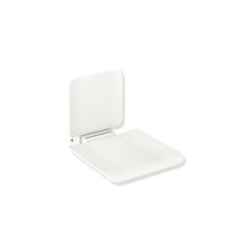 HEWI System 900 Einh&auml;ngesitz 900.51.10860AS 450 x 443 x 637 mm, Edelstahl pulverbeschichtet wei&szlig; matt, matt wei&szlig;er Kunststoff