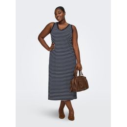 Only sheego Gro&szlig;e Gr&ouml;&szlig;en Shirtkleid, night sky stripes:(dina) cloud dancer, Gr&ouml;&szlig;e L - Damen