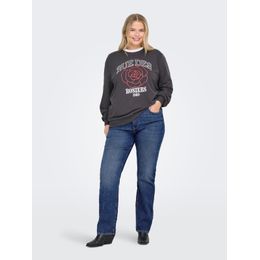 Only sheego Gro&szlig;e Gr&ouml;&szlig;en Straight-Jeans, medium blue denim, Gr&ouml;&szlig;e 46 - Damen