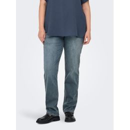 Only sheego Gro&szlig;e Gr&ouml;&szlig;en High-waist-Jeans, special blue grey denim, Gr&ouml;&szlig;e 44 - Damen