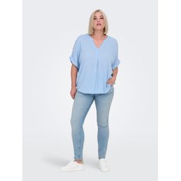 Only sheego Gro&szlig;e Gr&ouml;&szlig;en High-waist-Jeans, light blue denim, Gr&ouml;&szlig;e 44 - Damen