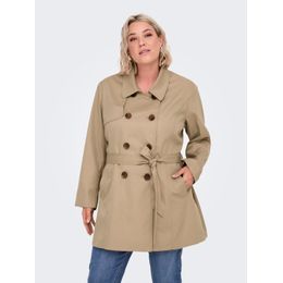 Only sheego Gro&szlig;e Gr&ouml;&szlig;en Trenchcoat, ginger root, Gr&ouml;&szlig;e M - Damen