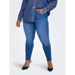 Only sheego Gro&szlig;e Gr&ouml;&szlig;en Skinny-fit-Jeans, special bright blue denim, Gr&ouml;&szlig;e 44 - Damen
