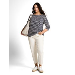 Tom Tailor sheego Gro&szlig;e Gr&ouml;&szlig;en T-Shirt, navy blue offwhite stripe, Gr&ouml;&szlig;e 52 - Damen