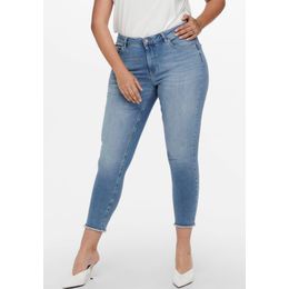 Only sheego Gro&szlig;e Gr&ouml;&szlig;en Skinny-fit-Jeans, light blue denim, Gr&ouml;&szlig;e 46 - Damen