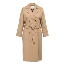 Only sheego Gro&szlig;e Gr&ouml;&szlig;en Trenchcoat, tannin detail:leo, Gr&ouml;&szlig;e L - Damen