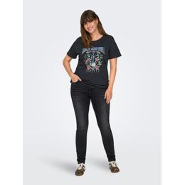 Only sheego Gro&szlig;e Gr&ouml;&szlig;en Skinny-fit-Jeans, washed black, Gr&ouml;&szlig;e 44 - Damen