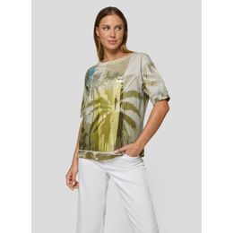 Print-Shirt Rabe "T-Shirt", Damen, Gr. 46, gr&uuml;n, 95%Baumwolle, 5%Elasthan, gerade, Shirts