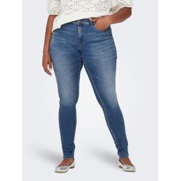 Only sheego Gro&szlig;e Gr&ouml;&szlig;en Skinny-fit-Jeans, medium blue denim, Gr&ouml;&szlig;e 54 - Damen