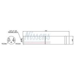 NISSENS Trockner, Klimaanlage 95383 f&uuml;r INFINITI NISSAN
