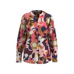 Klassische Bluse Seidensticker "Schwarze Rose", Damen, Gr. M38, pink, 100% Baumwolle, gebl&uuml;mt, gemustert, regular fit, ohne Ausschnitt, Blusen, Tunika Floral
