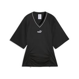 Trainingsshirt Puma "FUTURE.Puma.ARCHIVE Slim Fu&szlig;balltrikot Damen", Damen, Gr. XS, schwarz, Obermaterial: 100% Polyester, clean, slim fit, V-Ausschnitt, Shirts