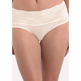 Taillenslip ANITA SINCE 1886 "Essential Lace", Damen, Gr. M, crystal, Obermaterial: 63% Polyamid, 28% Elasthan, 9% Baumwolle, unifarben, eng, Unterhosen Taillenslip, weich, feminin, elastisch, bequem, dekoratives Spitzenband