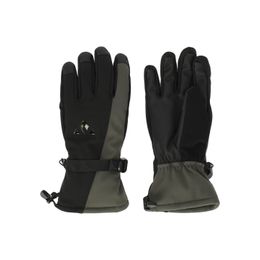 Skihandschuhe WHISTLER "Fenwick", Damen, Gr. M, schwarz (schwarz, gr&uuml;n), 94% Polyester, 6% Elasthan, unifarben, Handschuhe, mit touchscreen-kompatiblen Fingerspitzen