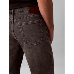 Slim-fit-Jeans Calvin Klein Jeans, Herren, Gr. 33, L&auml;nge 34, stone varnish, Denim/Jeans, Obermaterial: 98% Baumwolle, 2% Elasthan, slim fit lang, Jeans Slim-fit-Jeans, Slim fit mit Taschen